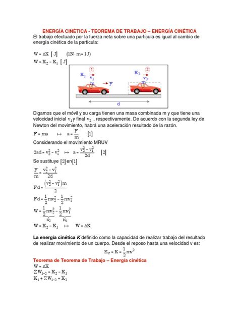 Trab Y Ener Cinet Para Exponer Ultimo 11 Sem Ii 2022 Pdf Masa Cambio