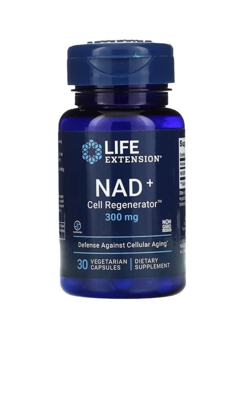 Никотинамид Рибозид НАД+ Регенератор Клеток LIFE EXTENSION NAD+ Cell ...