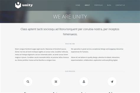 Unity Multipurpose Html Template Unity Html Templates Templates