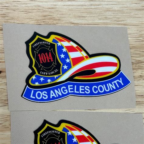 Los Angeles County Fire Etsy