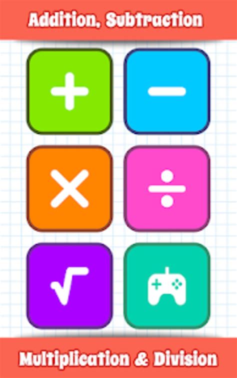 math games learn add subtract multiply divide para android descargar