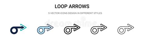 Loop Arrows Stock Vector Illustration Of Download Icon 26996766