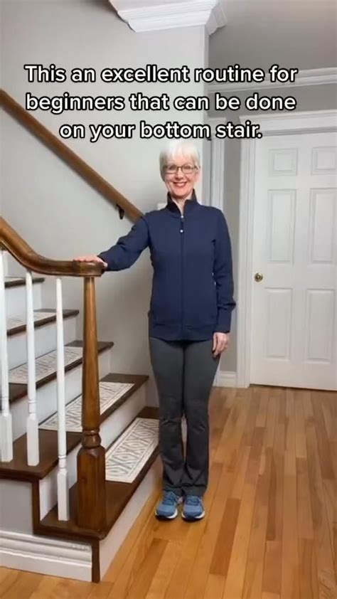 Gentle Stair Workout Video In Gentle Workout Stairs Workout Fitness Workout For Women