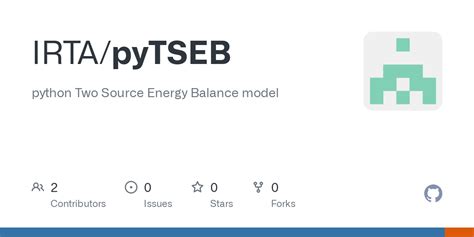 Github Irta Pytseb Python Two Source Energy Balance Model