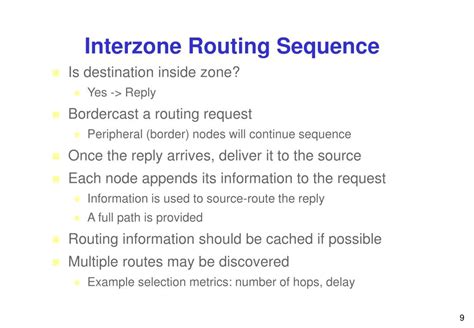 Ppt Determining The Optimal Configuration For The Zone Routing