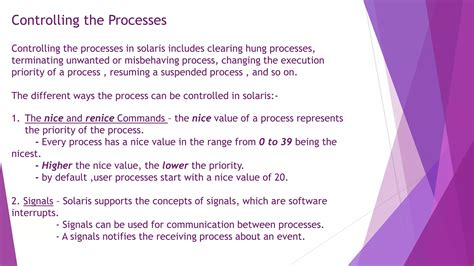 Process And Thread Management In Solaris Operating Systempptx