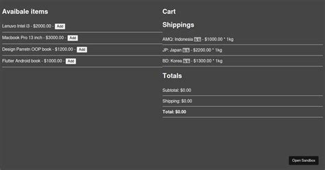 React Pos Codesandbox