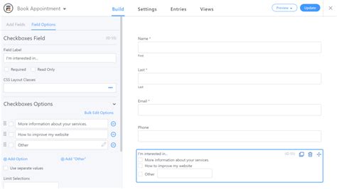 how to create an appointment booking form in wordpress
