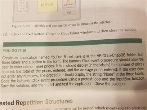 Solved As 67 12009 Calculate Figure 6 59 Monthly And