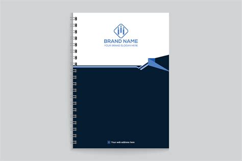 Professional Notebook Cover Mockup Vector Art At Vecteezy