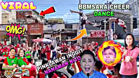 Bbm Sara Cheer Dance Viral Video Uniteam Caravan Rally Youtube