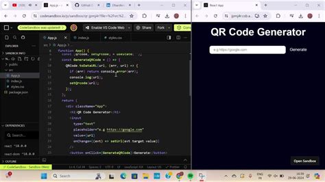 Designing A Qr Code Generator With Reactjs Dharshini Ravikumar Posted
