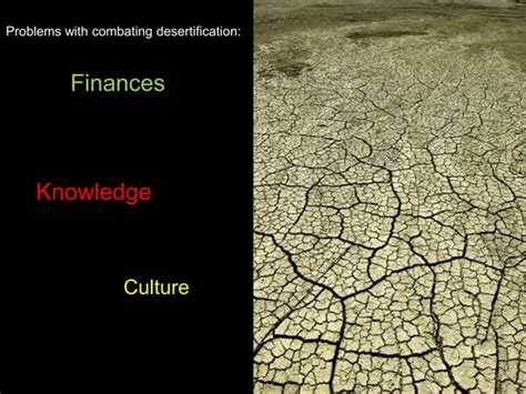 Combating Desertification Ppt
