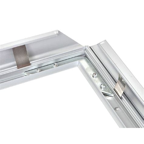 Manhattan Snap Lock Poster Frame A4 Silver The Warehouse