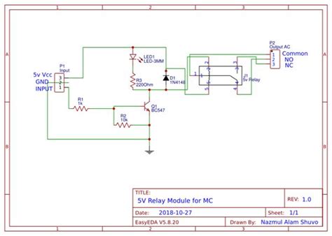 V Relay Schematic
