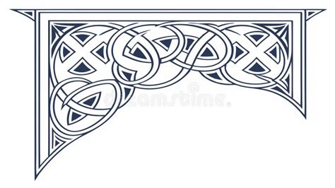 Decorative Corner Ornament With Scrollwork Elegant Design Element Vector Design Generative Ai