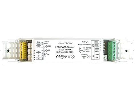 PWM LED Dimmer Channel V DMX X A EPV Lighting Controls Digital Occupancy