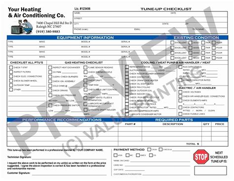 Hvac Equipment Start Up Sheets At Stuart Witt Blog