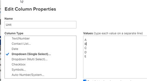 Not Able To Select A Field In Field Logic Of Dynamic View Smartsheet Community