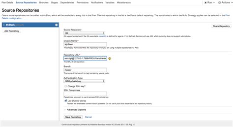 bamboo fails to check out or push to stash the remote end hung up unexpectedly bamboo