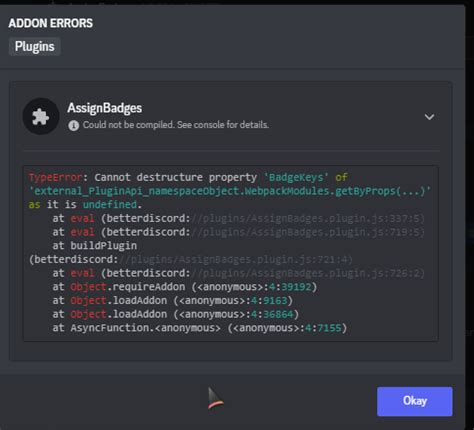 Broken Plugin How To Fix It R BetterDiscord