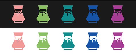 흑백 배경에 고립 된 커피 메이커 아이콘 위에 붓기 설정합니다 커피를 양조하는 다른 방법 커피 문화 벡터 가리기에 대한 스톡