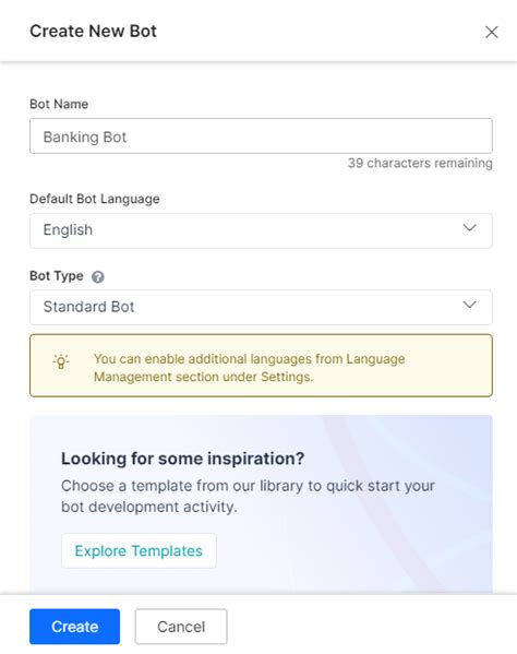 Creating A Banking Bot Koreai Documentation V90