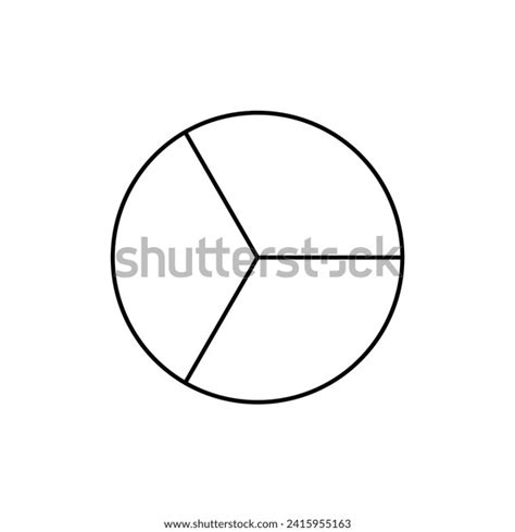Circle Divided Into Three Equal Segments Stock Vector Royalty Free Shutterstock