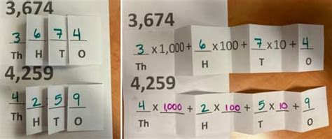 expanded notation with multiplication foldable and practice tpt