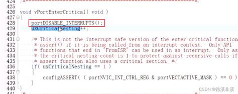 freertos中断配置和临界段 freertos临界区问题 csdn博客