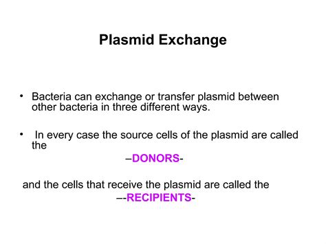 Plasmid Ppt Biotech And Biomedical Industry Industries