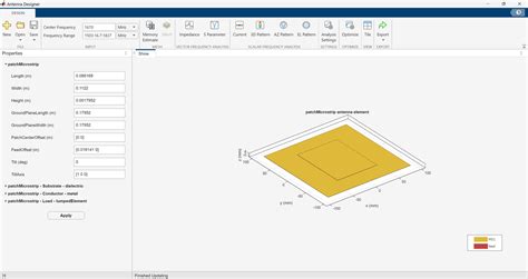 Antenna Designer Design Visualize And Analyze Antennas Matlab