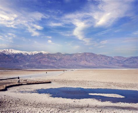 Badwater Basin In Death Valley National Park California Usa Stock