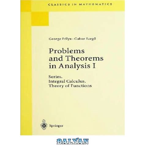 خرید و قیمت دانلود کتاب Problems And Theorems In Analysis Integral Calculus Theory Of