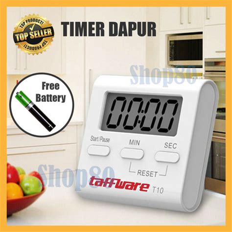 Jual Taffware Timer Dapur Digital Kitchen Alarm Masak Countdown T10
