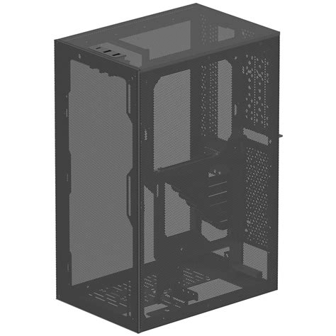 Buy SSUPD Meshroom S V1 Mini ITX Case Grey With PCI E 4 0 Cable SSU MESH S GY PCI4 PC Case