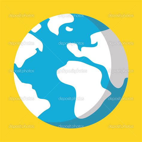 Icono Vector Planeta Tierra Vector De Stock Magurok5 42286723
