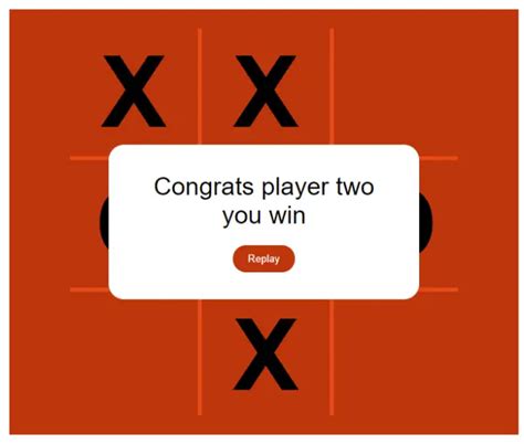 Javascript Tic Tac Toe Game