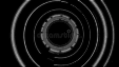 Halftone Circle Tunnel Animation Digital Art Stock Footage Video Of Tunnel Animation 367785050