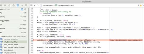 Unity Game Engine Opus Decoder On Ios Is Crashing With No Obvious Reason Stack Overflow
