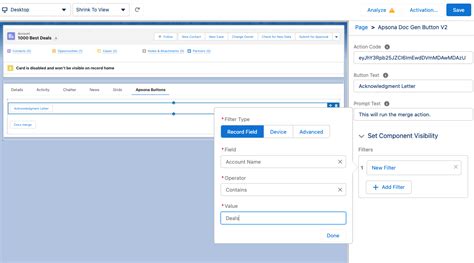 Creating Apsona Merge Buttons In Salesforce Pages Apsona