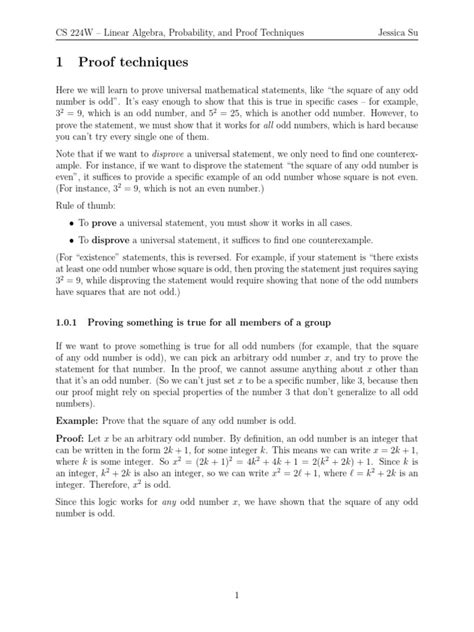 Prooftechniques Pdf Eigenvalues And Eigenvectors Matrix