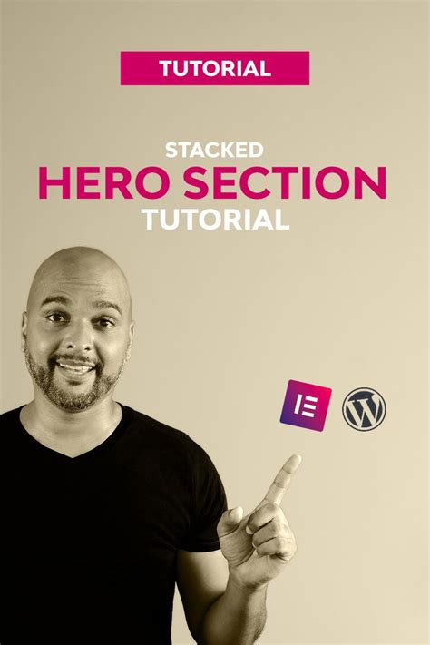 wordpress hero section with elementor pro