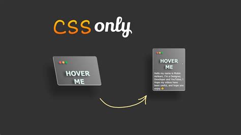 Creative 3d Hover Card Using Html And Css Youtube
