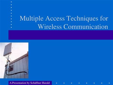 Ppt Multiple Access Techniques For Wireless Communication Powerpoint Presentation Id 9606644
