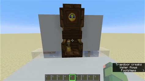 Animated Grandfather Clock In Minecraft Youtube