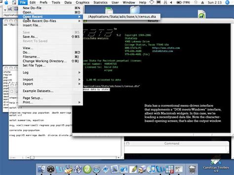 Stata For The Macintosh Statistics Software Review