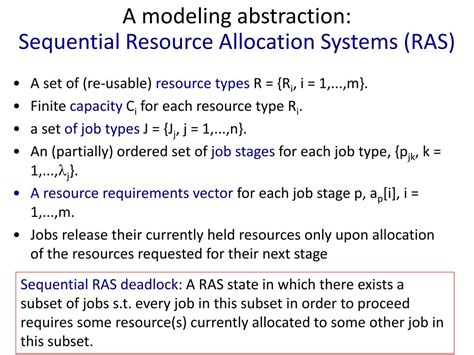 Ppt Liveness Enforcing Supervision Of Sequential Resource Allocation