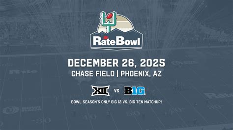 Rate Bowl Returns To Downtown Phoenix On December 26 2024 At 330 Pm