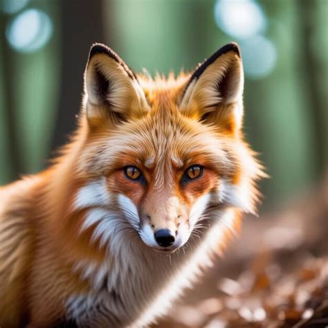 Premium Photo Cute Red Fox Watching The Camera